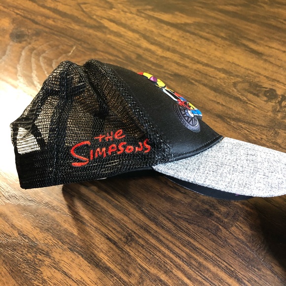 Accessories | Bart Simpson Grayblack 3d Cap Size Os | Poshmark